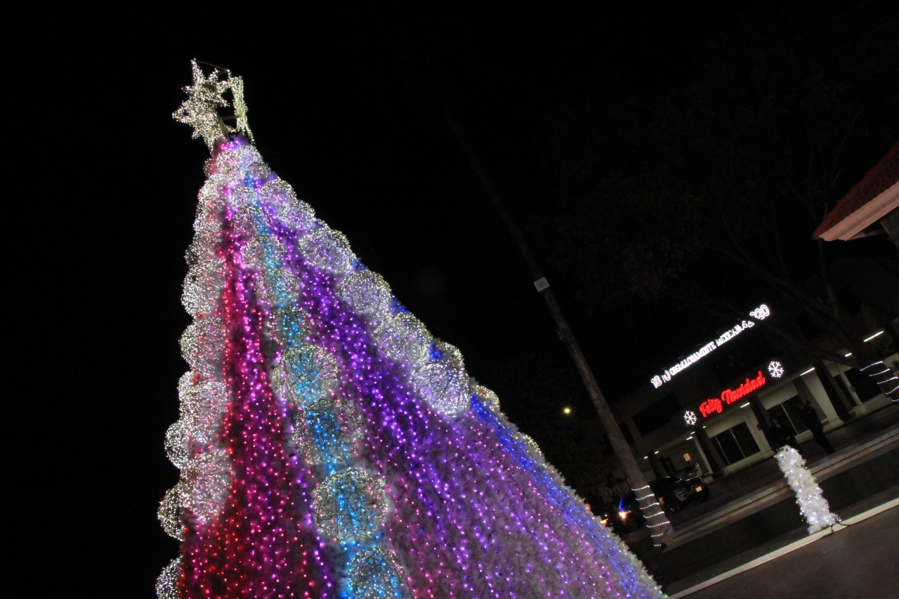 Realiza Apodaca tradicional encendido del Pino Navideño – Contraportada